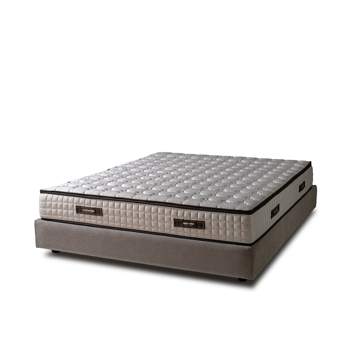 Moonwalk viscoelastic mattress with polyurethane
