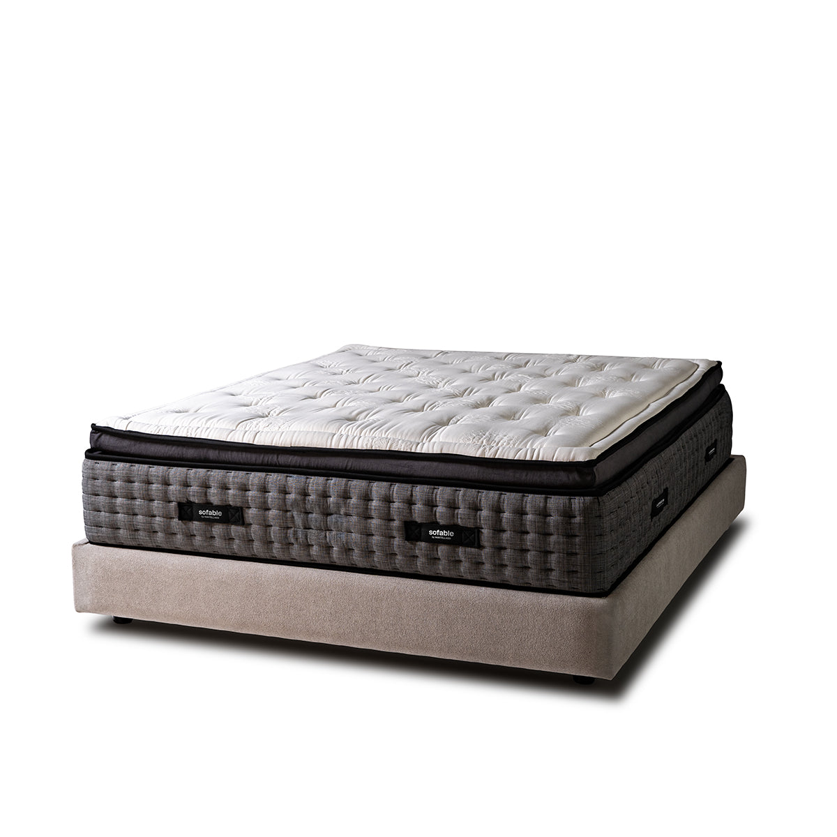 Materasso a molle Supernova Soft con topper in memory foam